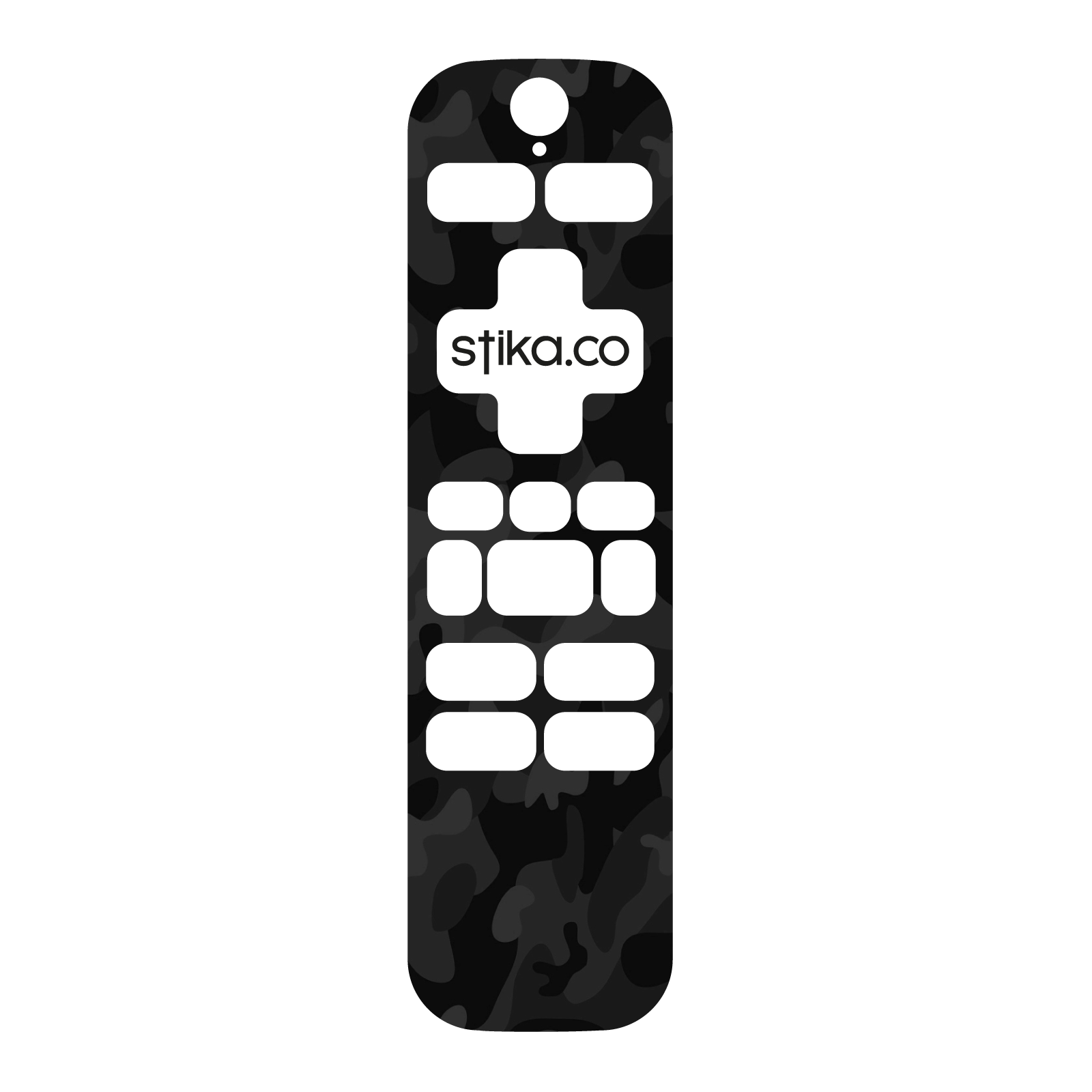 Black Camouflage Design, Vinyl sticker for NOW TV Smart Remote with ...